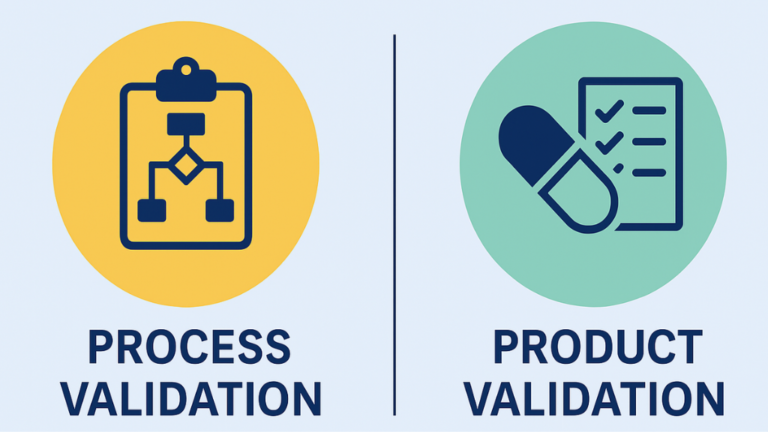 Differences Between Process and Product Validation in Pharma